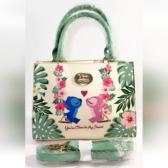 Disney | Bags | Our Universe Disney Lilo Stitch Angel Purse Crossbody ...
